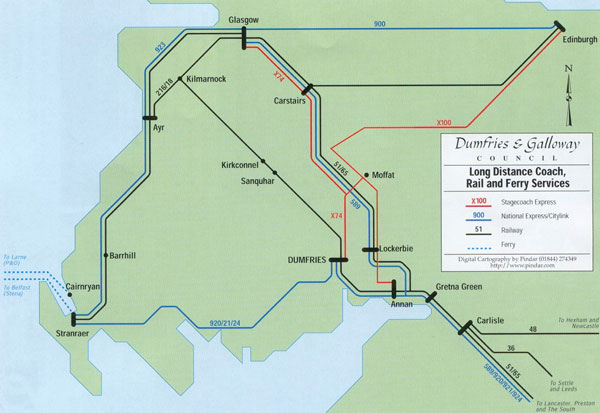 Local authority train / rail maps
