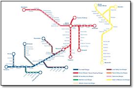 Great Western train / rail maps