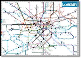 London Tube and Rail maps
